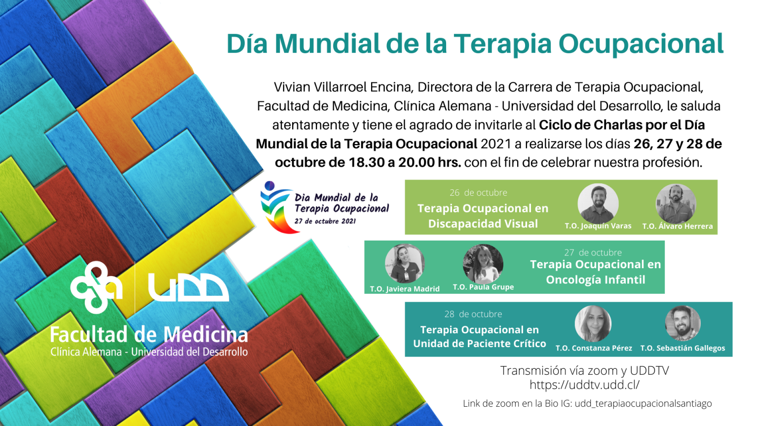 Ciclo de Charlas Día Mundial de la Terapia Ocupacional | Terapia ... Ciclo de Charlas Día Mundial de la Terapia Ocupacional | Terapia ...